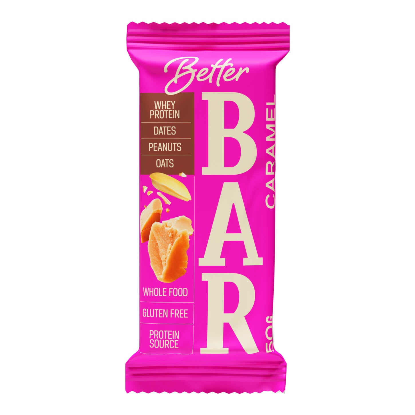 Caramel Bar with Whey Protein – Better Foods